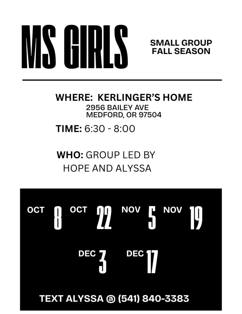 Youth Small Groups | Living Waters Church